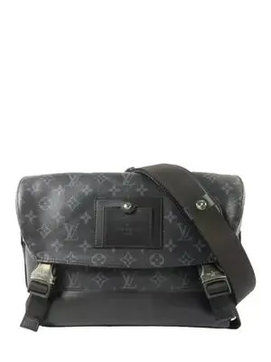 LOUIS VUITTON Monogram Eclipse Pm Voyager Messenger Bag - Black