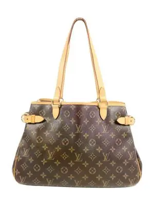 LOUIS VUITTON Monogram Canvas Batignolles Horizontal Shoulder Bag - Brown