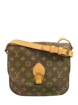 LOUIS VUITTON Monogram Saint Cloud Gm Shoulder Bag - Brown