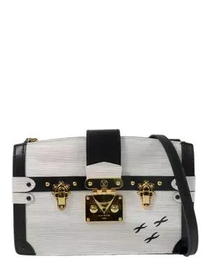 LOUIS VUITTON Epi Trunk Cross Body Bag - White