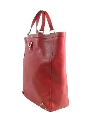 Gucci Logo-print Tote Bag - Red