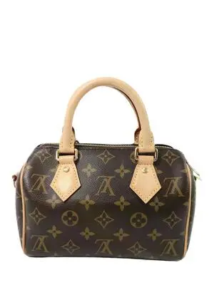 LOUIS VUITTON Speedy Bandoulière 20 Monogram Canvas Tote Bag - Brown
