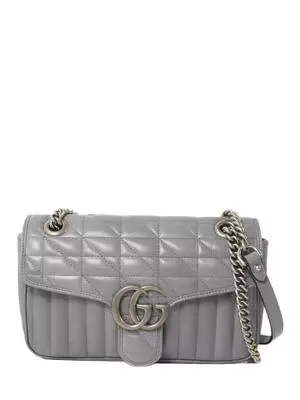 Gucci Gg Marmont Shoulder Bag - Grey
