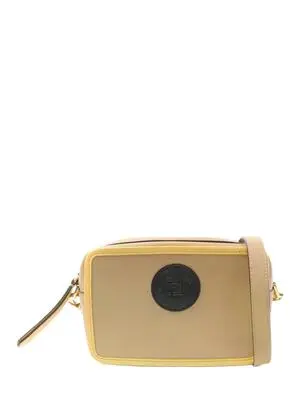 Fendi Cam Logo-patch Crossbody Mini Bag - Neutrals