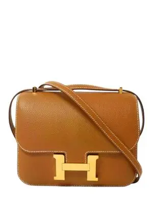 Hermès Mini Constance Shoulder Bag - Brown