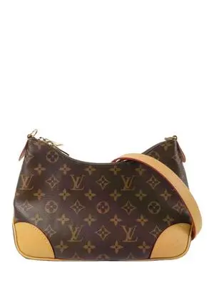 LOUIS VUITTON Monogram Boulogne Pm Shoulder Bag - Brown