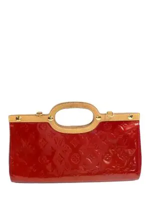 LOUIS VUITTON Roxbury Drive Monogram Vernis Leather Tote Bag - Red