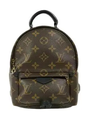 LOUIS VUITTON Palm Springs Mini Monogram Backpack - Brown