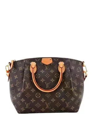 LOUIS VUITTON Turenne Handbag Monogram Canvas Pm Satchel - Brown