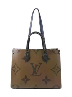 LOUIS VUITTON Monogram Giant On The Go Tote Bag - Brown
