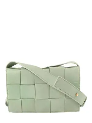 Bottega Veneta Cassette Shoulder Bag - Green