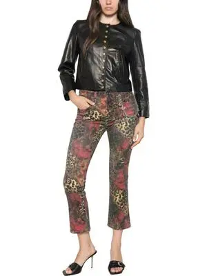 R13 Leather Button-up Jacket With Gold-tone Hardware - Black