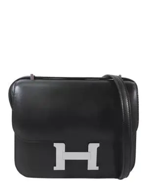 Hermès Mini Constance Shoulder Bag - Black