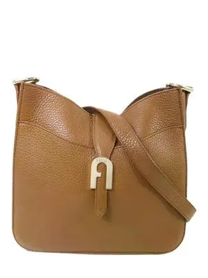 Furla Sofia Leather Shoulder Bag - Brown