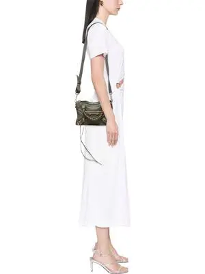 Balenciaga Balenciaga Mini Goatskin Satchel Grey