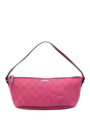 Gucci Gg Canvas Boat Handbag - Pink