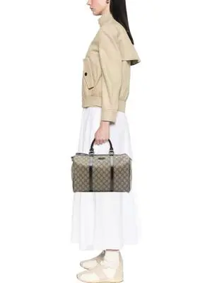 Gucci Gg Supreme Joy Boston Bag - Neutrals