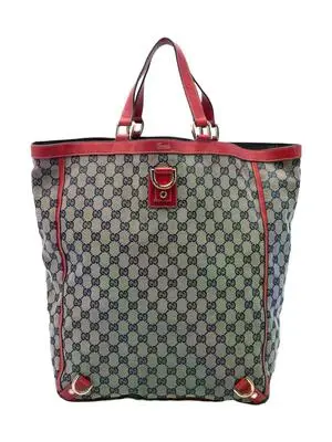Gucci Gg Canvas Abbey D Ring Tote Bag - Red