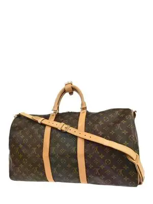 LOUIS VUITTON 2001 50 Keepall Bandouliere Travel Bag - Brown