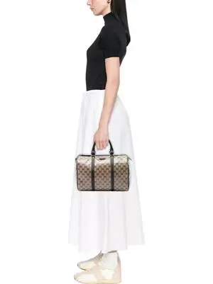 Gucci Gg Crystal Joy Boston Bag - Neutrals