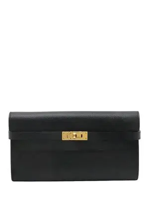 Hermès Epsom Kelly To Go Wallet - Black