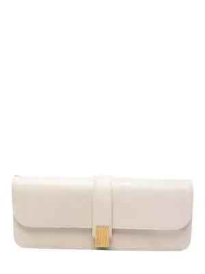 Khaite Blake Leather Clutch Bag - Neutrals