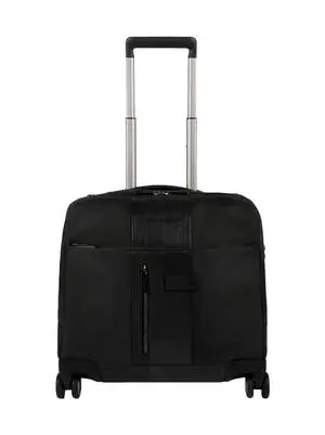 PIQUADRO Leather-trim Wheeled Luggage - Black