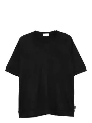 PAOLO PECORA Crew-neck T-shirt - Black