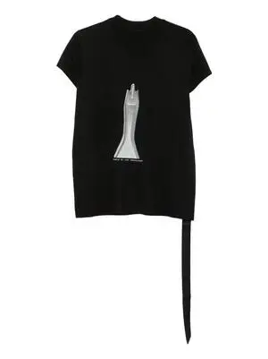 Rick Owens Graphic Print T-shirt - Black