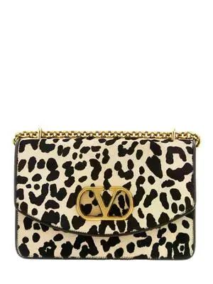 Valentino Garavani Valentino Garavani VLogo Signature Leopard-Print Shoulder Bag Neutrals