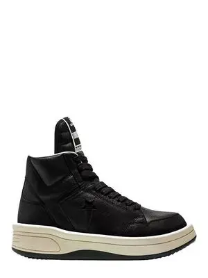 CONVERSE X Rick Owens Drkshdw Star High-top Sneakers - Black