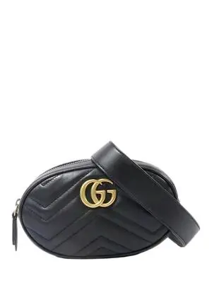Gucci Gg Marmont Belt Bag - Black
