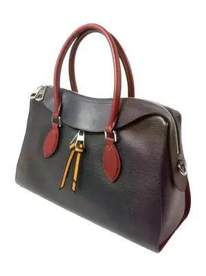 LOUIS VUITTON Tuileries Epi Shoulder Bag - Black