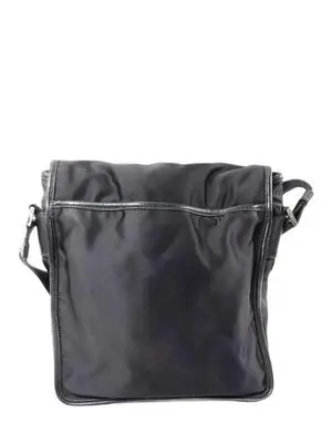 Prada Buckle-fastening Shoulder Bag - Black