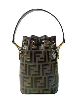 Fendi Mini Mon Tresor Bucket Bag - Brown