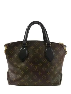 LOUIS VUITTON Louis Vuitton Flower Monogram Tote Bag Brown
