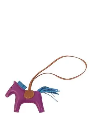 Hermès Rodeo Pm Horse Bag Charm - Purple