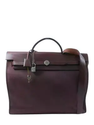 Hermès Herbag Gm Two-way Handbag - Red