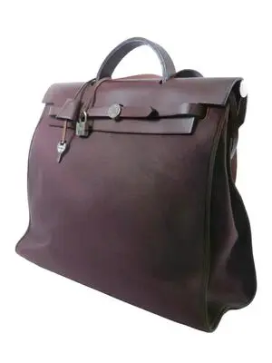 Hermès Hermès Herbag GM Two-Way Handbag Red