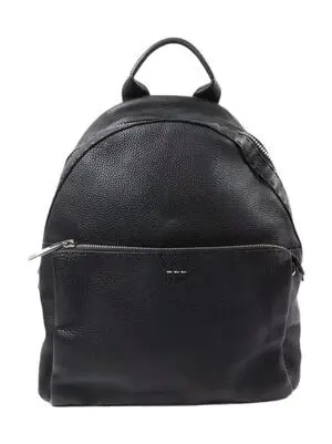 Fendi Selleria Leather Backpack - Black