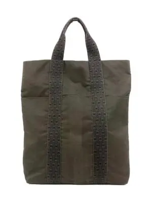 Hermès Herline Cabas Logo-print Tote Bag - Grey