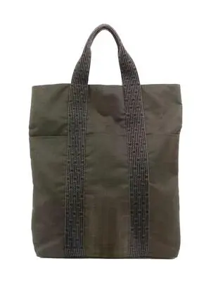 Hermès Herline Cabas Logo-print Tote Bag - Grey
