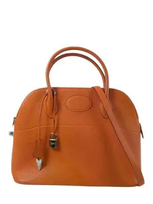 Hermès Bolide 31 Leather Tote Bag - Orange