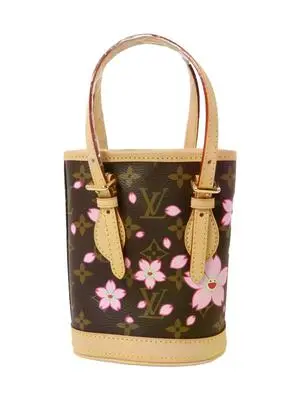 LOUIS VUITTON Takashi Murakami Nano Monogram Canvas Tote Bag - Brown
