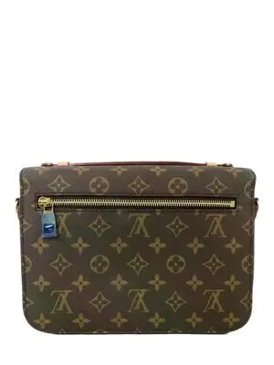 LOUIS VUITTON Monogram Pochette Metis Bag - Brown