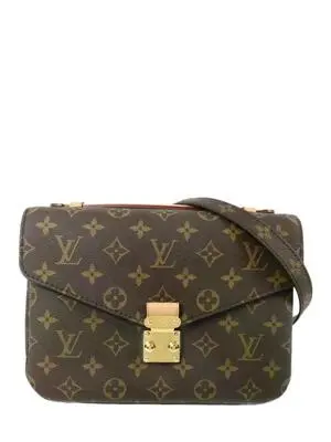 LOUIS VUITTON Monogram Pochette Metis Bag - Brown