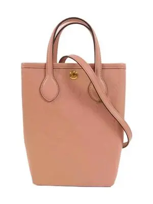 Gucci Leather Tote Bag - Pink