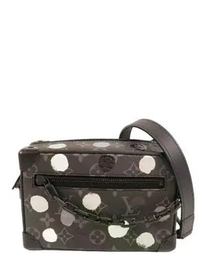 LOUIS VUITTON Yayoi Kusama Mini Soft Trunk Shoulder Bag - Black