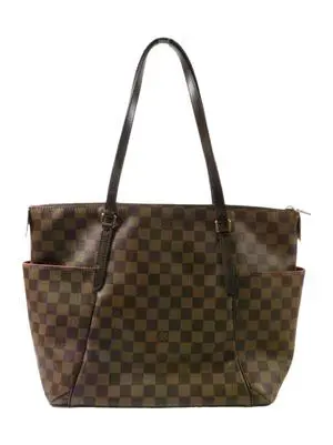 LOUIS VUITTON Totally Damier Ebene Canvas Mm Tote Bag - Brown
