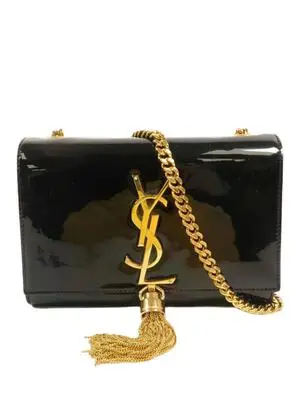 Saint Laurent Kate Tassel Cross Body Bag - Black